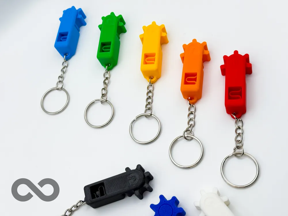 Mini Gear Click Fidget Keychain - Print in Place - Free 3D Print Model ...