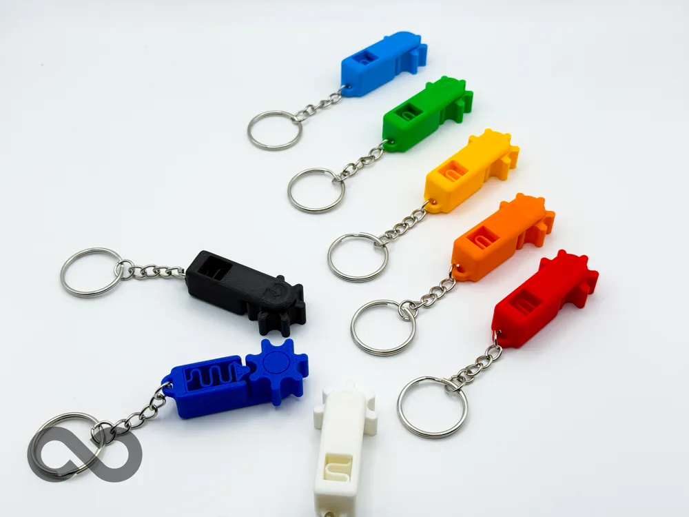 Mini Gear Click Fidget Keychain - Print in Place - Free 3D Print Model ...