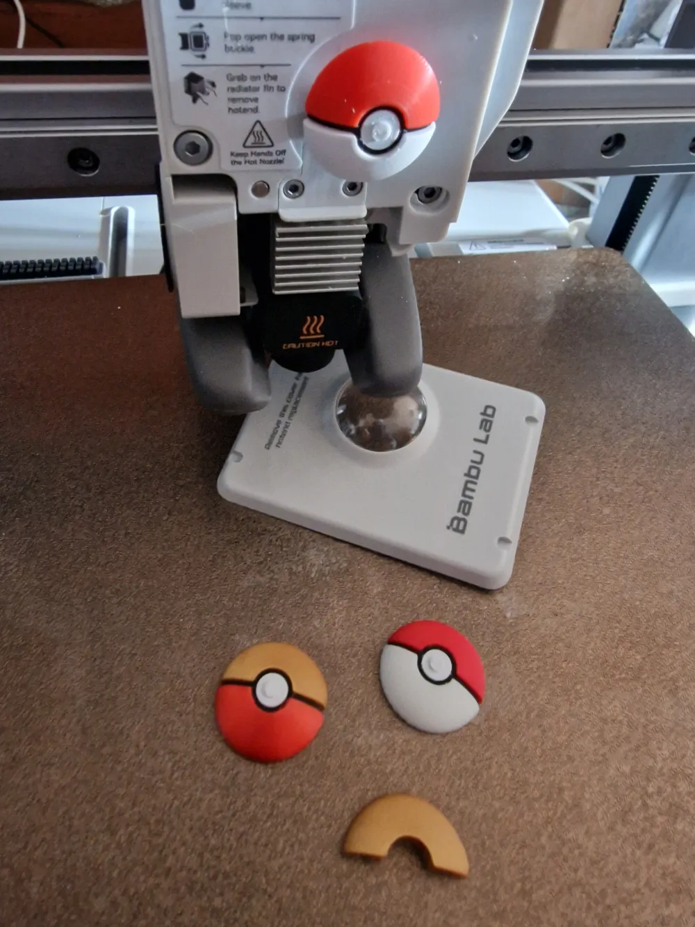3D Disc for A1 - "Pokéball" by BS 3DPrint MakerWorld: Download Free 3D ...