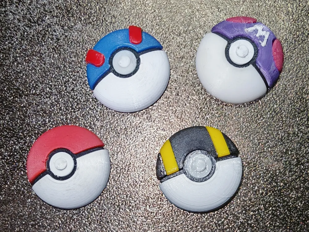 3D Disc for A1 - "Pokéball" by BS 3DPrint MakerWorld: Download Free 3D ...