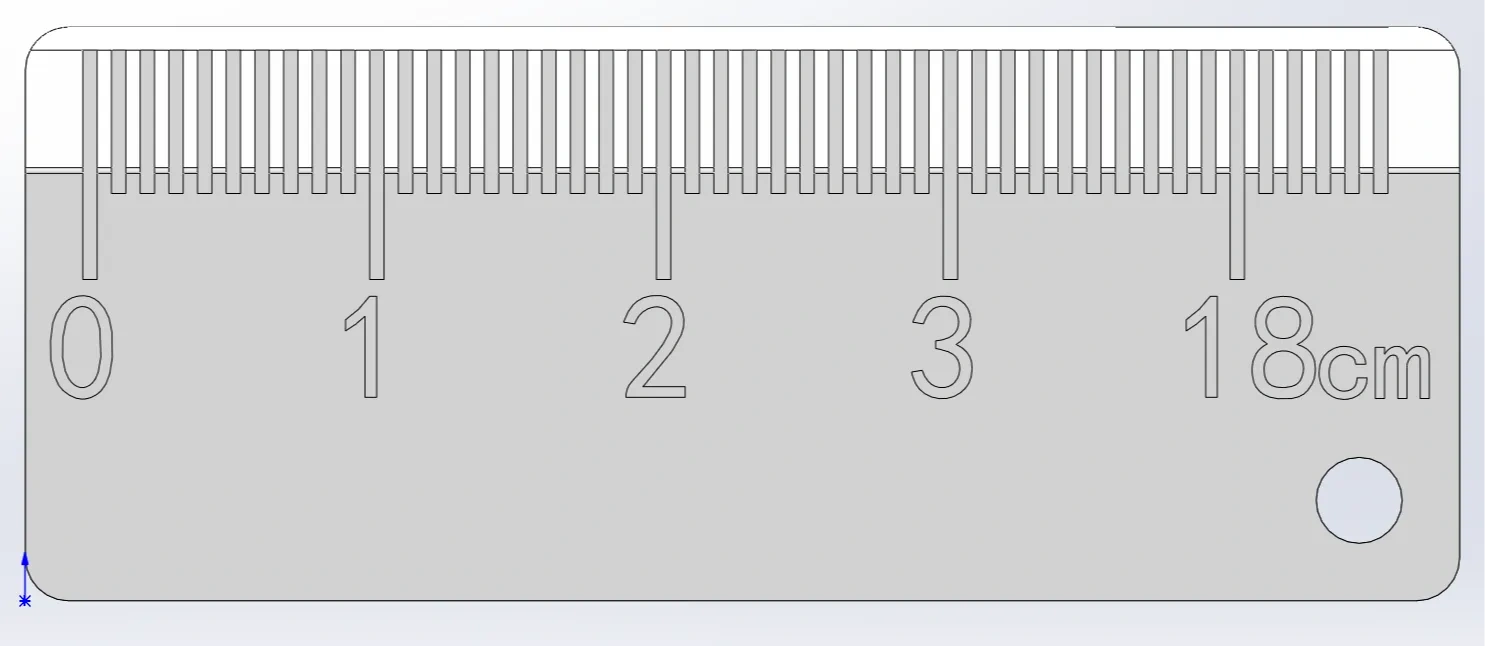 Self-deception ruler by user_16653542 - MakerWorld