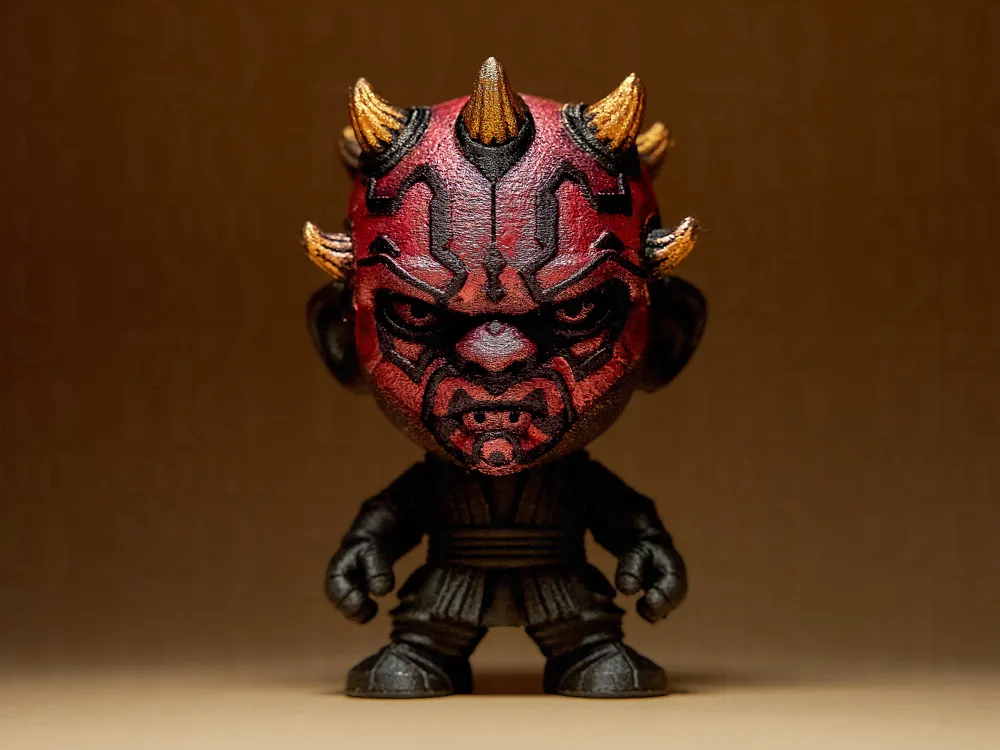 Mini DARTH MAUL Figurine - Free 3D Print Model - MakerWorld