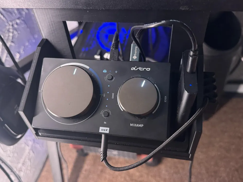 Astro A40 MixAmp Under-Desk Mount by Soul_STL MakerWorld: Download Free ...