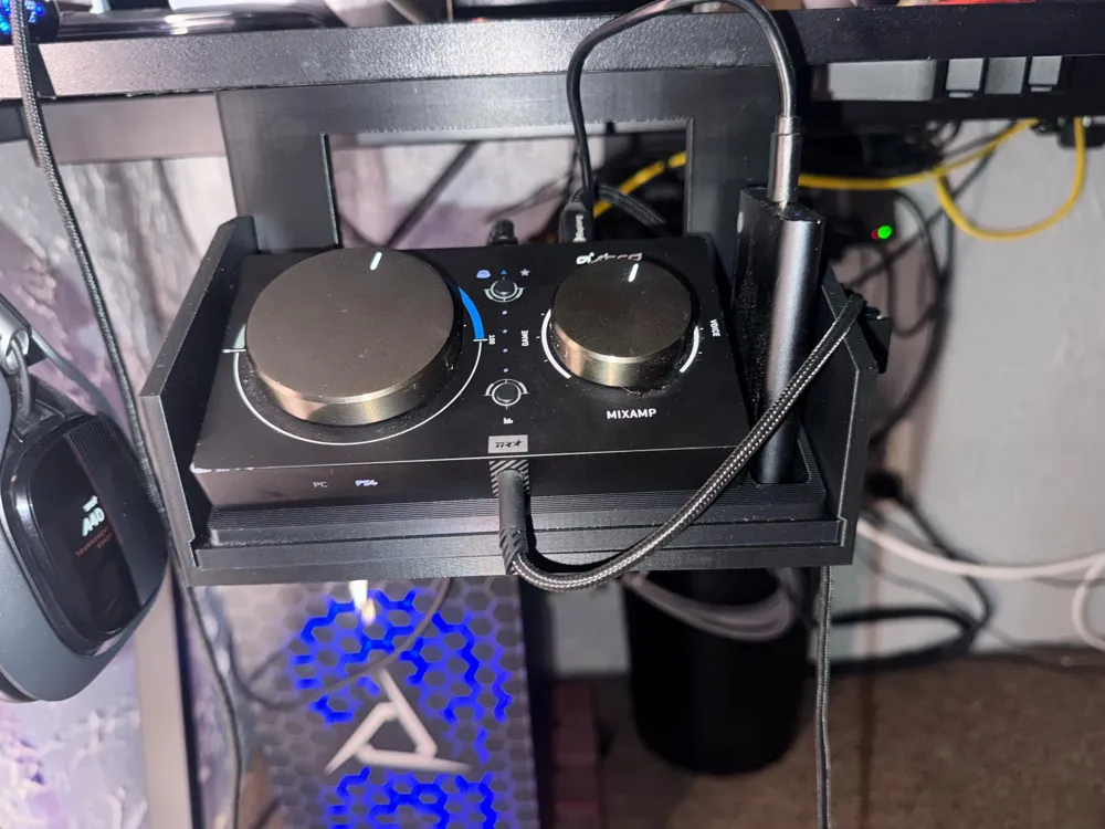 Astro A40 MixAmp Under-Desk Mount by Soul_STL MakerWorld: Download Free ...