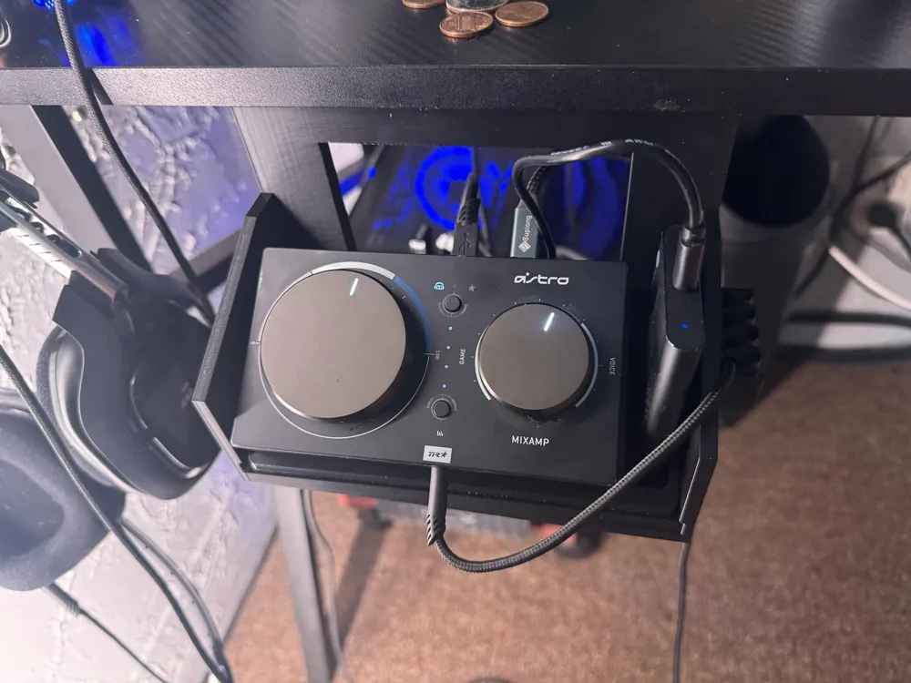 Astro A40 MixAmp Under-Desk Mount by Soul_STL MakerWorld: Download Free ...