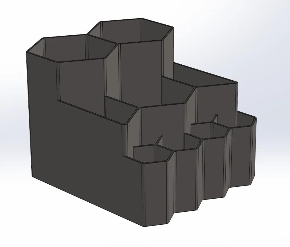 Original Honeycomb Desk Organizer by Craftop - Free 3D Print Model ...