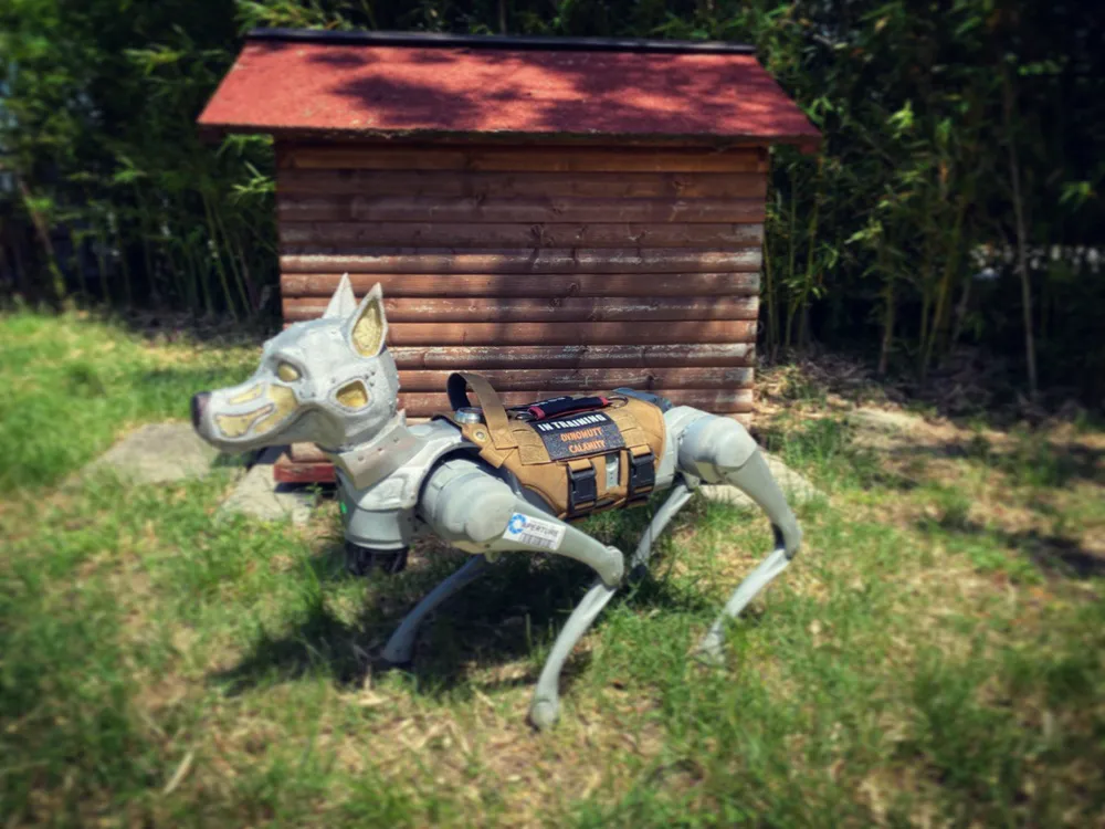 Unitree Go2 Pro AlmostDynoMutt head - Free 3D Print Model - MakerWorld