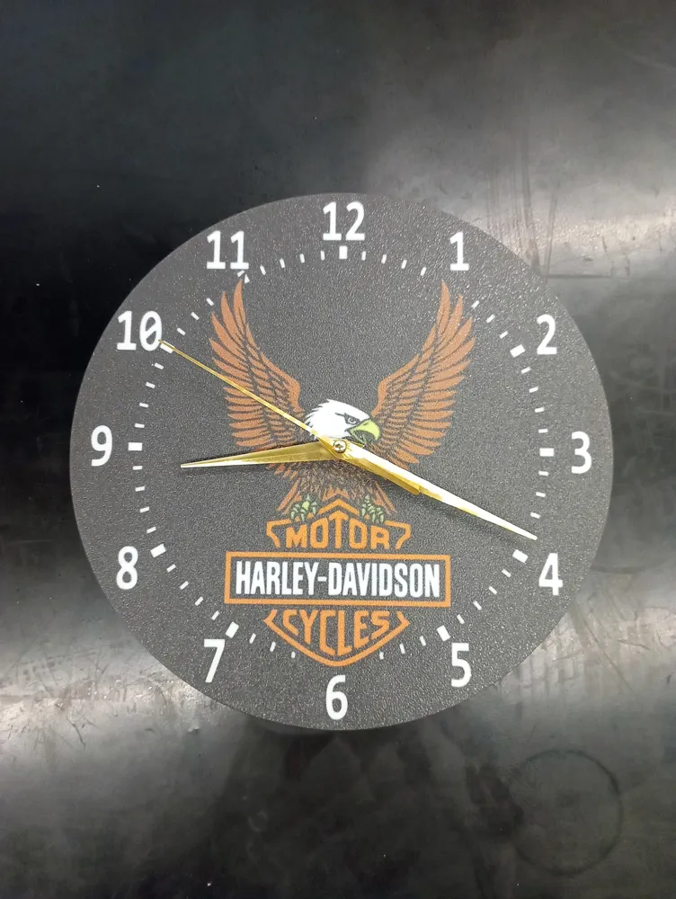 Harley Davidson wall clock - Free 3D Print Model - MakerWorld