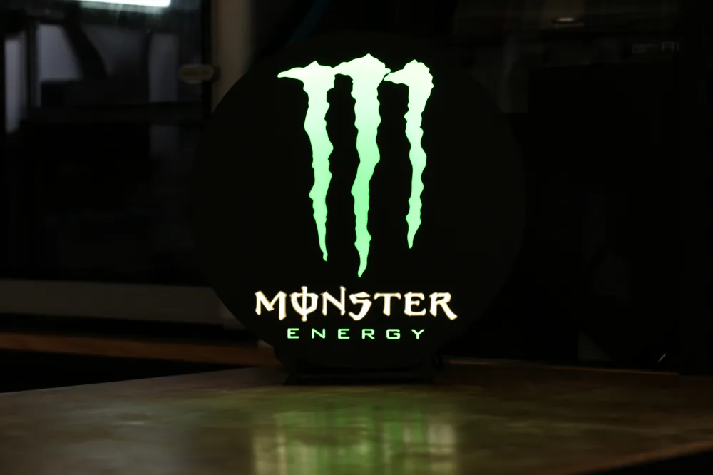 Monster Energy Drink LED Light Box - Customizable - Free 3D Print Model ...