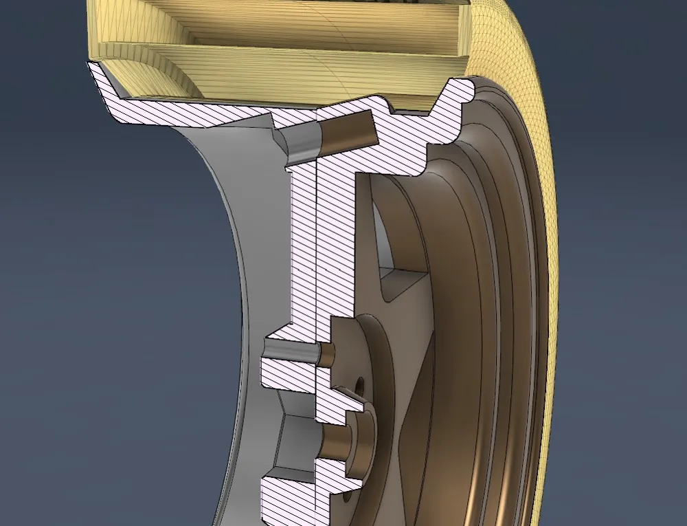 Custom rims for Sakura Datsun 240 (4-hole design) by Special Printing ...