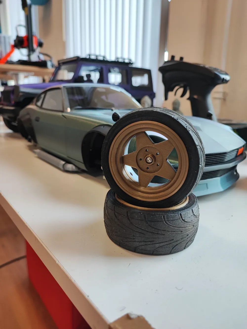 Custom rims for Sakura Datsun 240 (4-hole design) by Special Printing ...