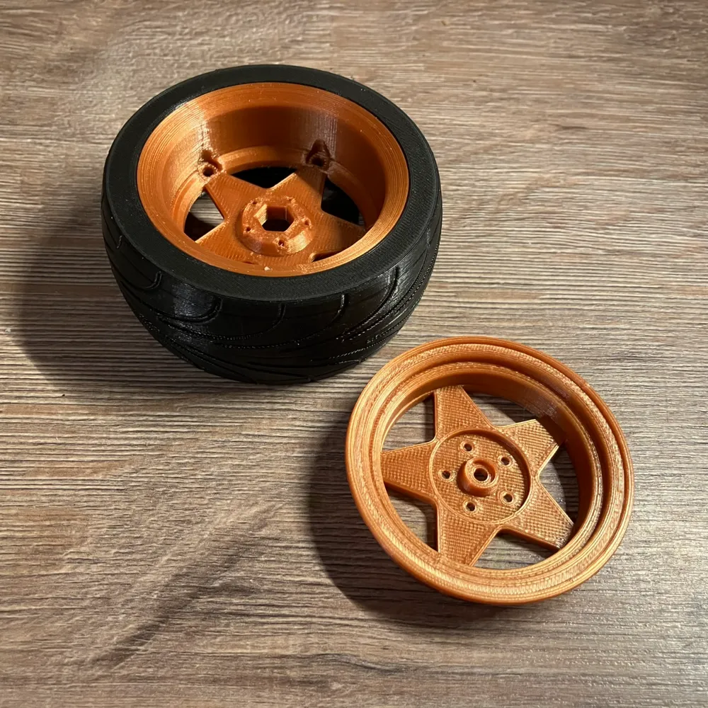 Custom rims for Sakura Datsun 240 (4-hole design) by Special Printing ...