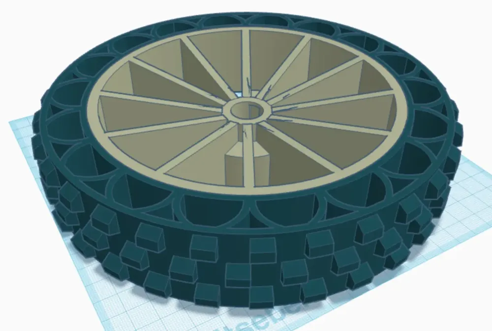 Worx Landroid Alternative Tires by Rincewind76 - MakerWorld