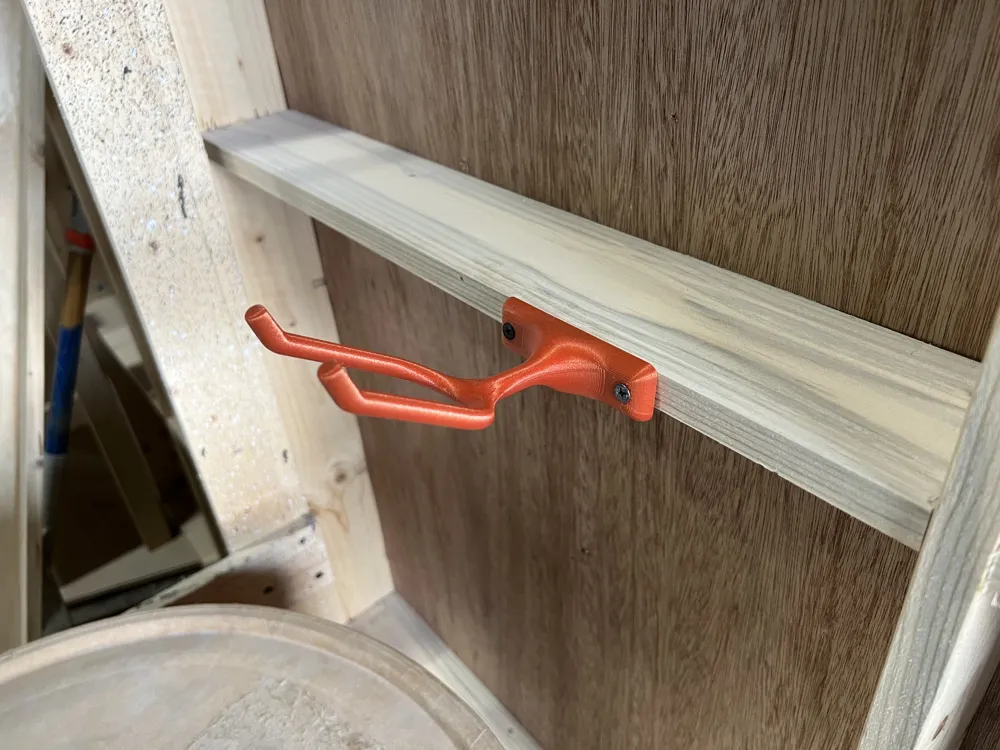 Spray Gun / Tool Hanger Horizontal Wall Mount by djngnear - MakerWorld