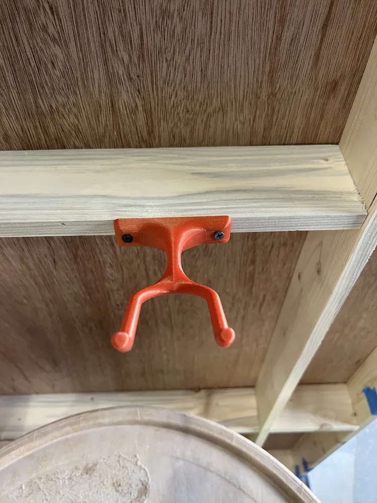 Spray Gun / Tool Hanger Horizontal Wall Mount by djngnear - MakerWorld