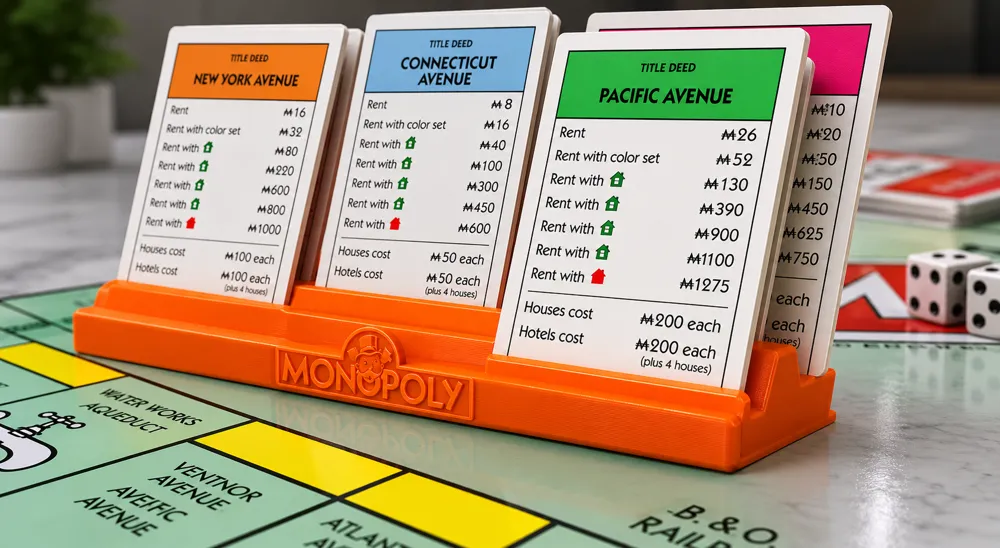 Monopoly-Organizer – Kostenloses 3D-Druckmodell – MakerWorld