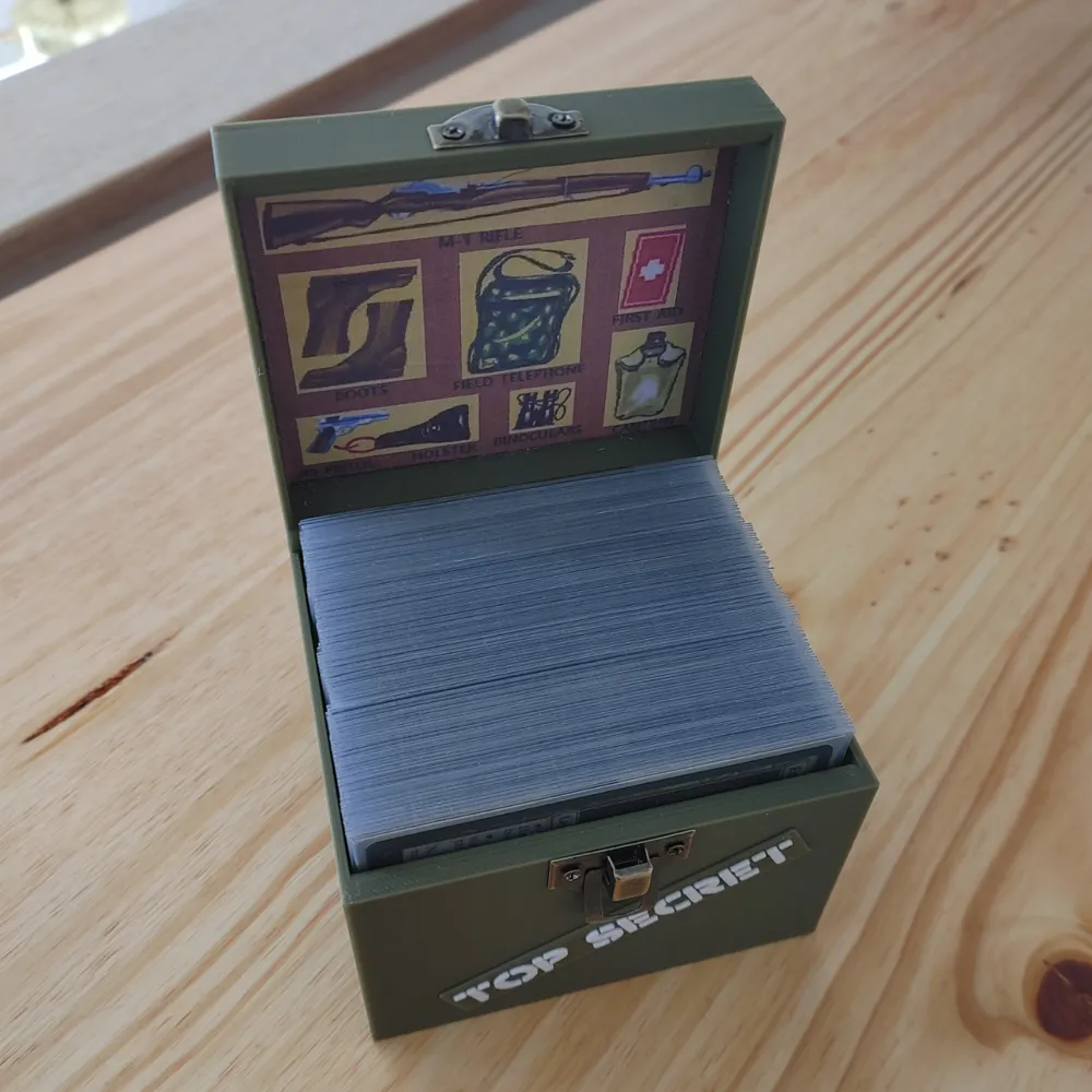 GI JOE Army Crate Deck Box for MTG Commander by cardboardcreationism ...