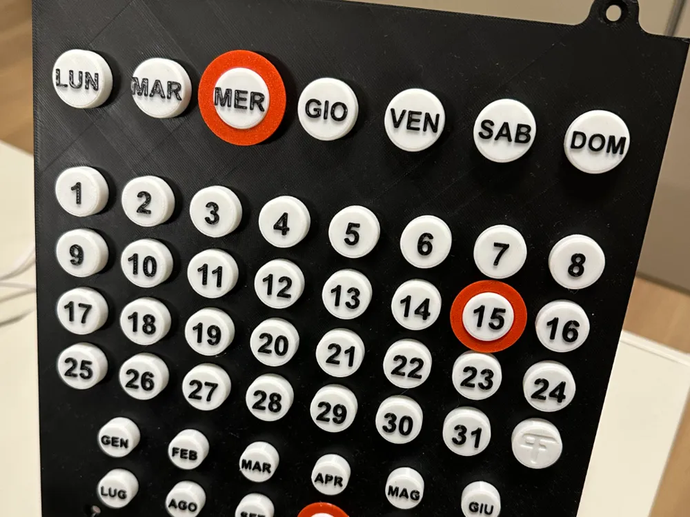 Calendario perpetuo por POPEF MakerWorld: Descarga Modelos 3D Gratuitos