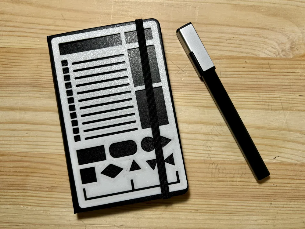 Plantilla para bullet journal de cuaderno - 8,5x13,5cm por ...