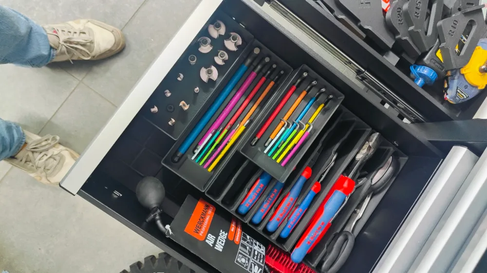 Gridfinity Wera Allen key set holder by Llama16 - MakerWorld