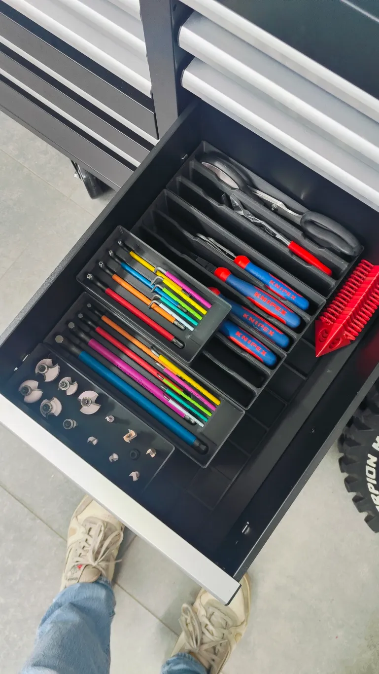 Gridfinity Wera Allen key set holder by Llama16 - MakerWorld