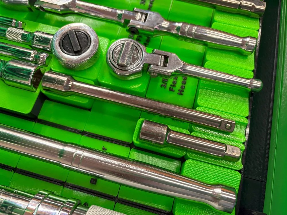 Gridfinity Universal Ratchet Holders with Magnets Remixed by RobNordic ...