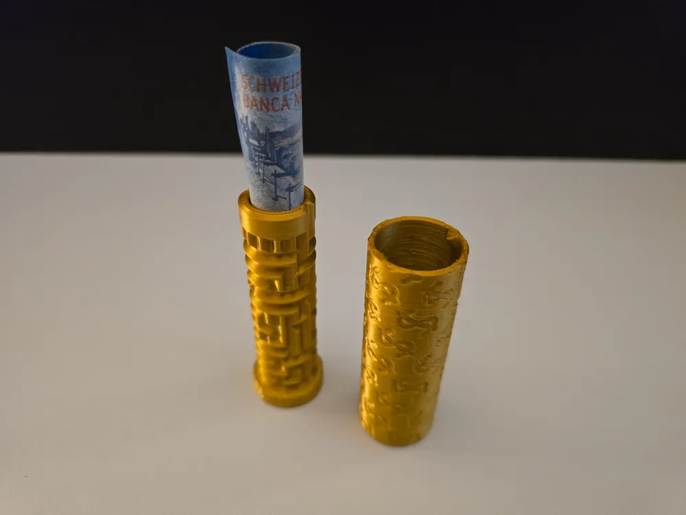 Maze Puzzle Box Money Gift Container – No8 (USD) - Free 3D Print Model ...