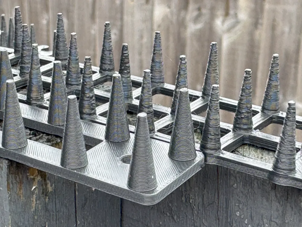 Anti Cat Bird Deterrent spikes V2 - Free 3D Print Model - MakerWorld
