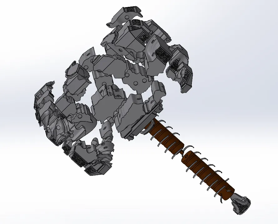 Broken Mjolnir (MCU) - Free 3D Print Model - MakerWorld