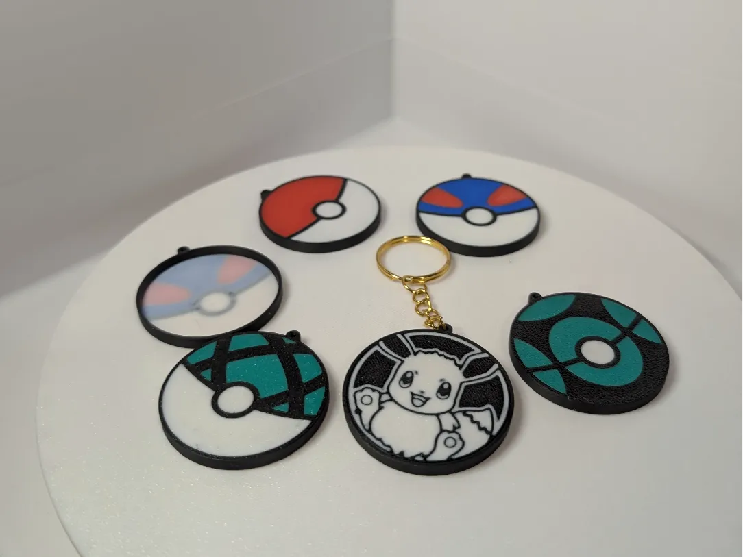 pokemon Coins keychain - Free 3D Print Model - MakerWorld