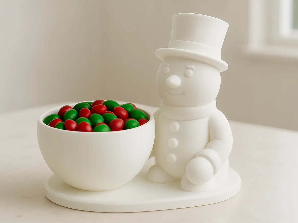 Frosty Snack Bowl by L&M Designs MakerWorld: Download Free 3D Models