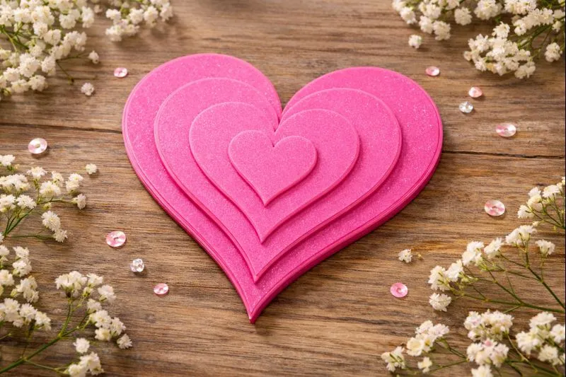 Hearts – Custom Text - Free 3D Print Model - MakerWorld