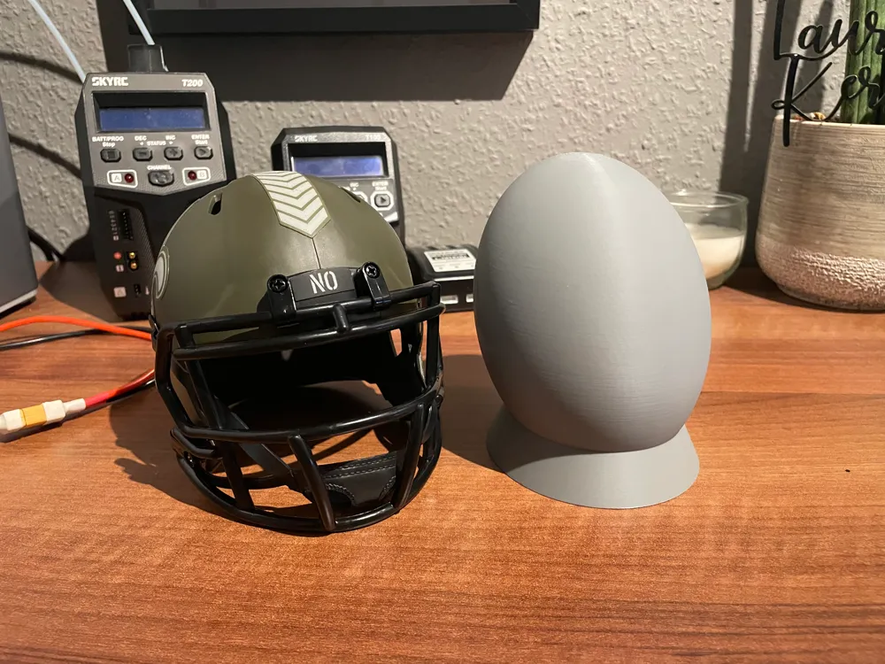 NFL Mini Helmet Bust - Free 3D Print Model - MakerWorld