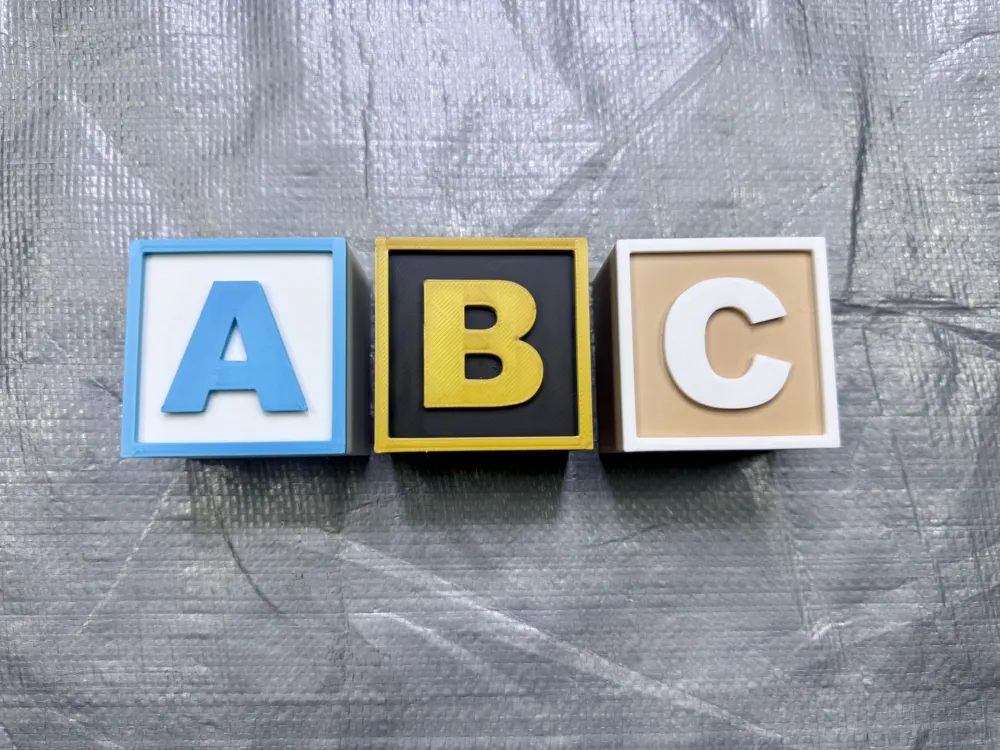 ABC Blocks Letters A-Z by RJ MakerWorld: Download Free 3D Models