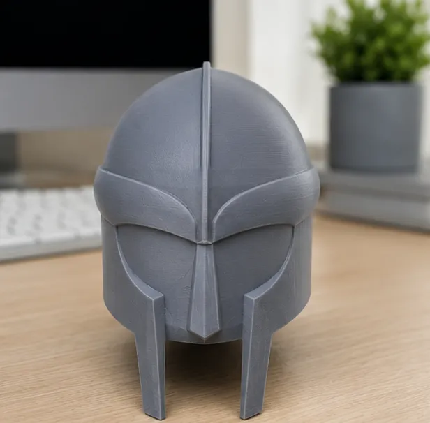MF DOOM Mask | Spartan Helmet Deco - Free 3D Print Model - MakerWorld