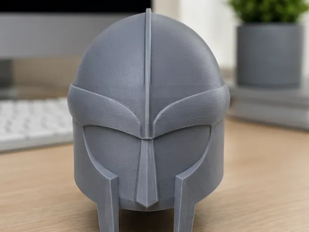 MF DOOM Mask | Spartan Helmet Deco - Free 3D Print Model - MakerWorld