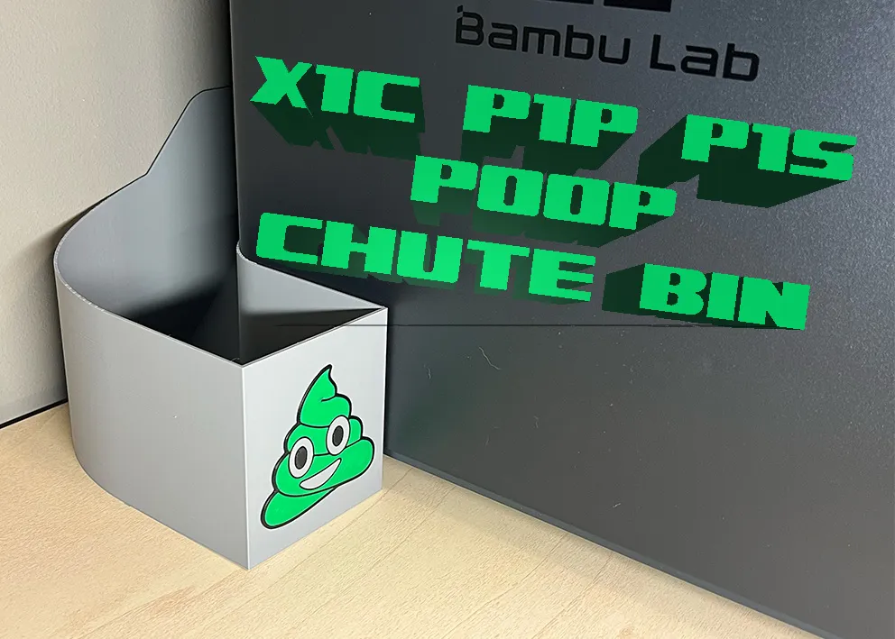 Bambulab X1C P1P P1S Waste Shute Bin by ducaapple - MakerWorld