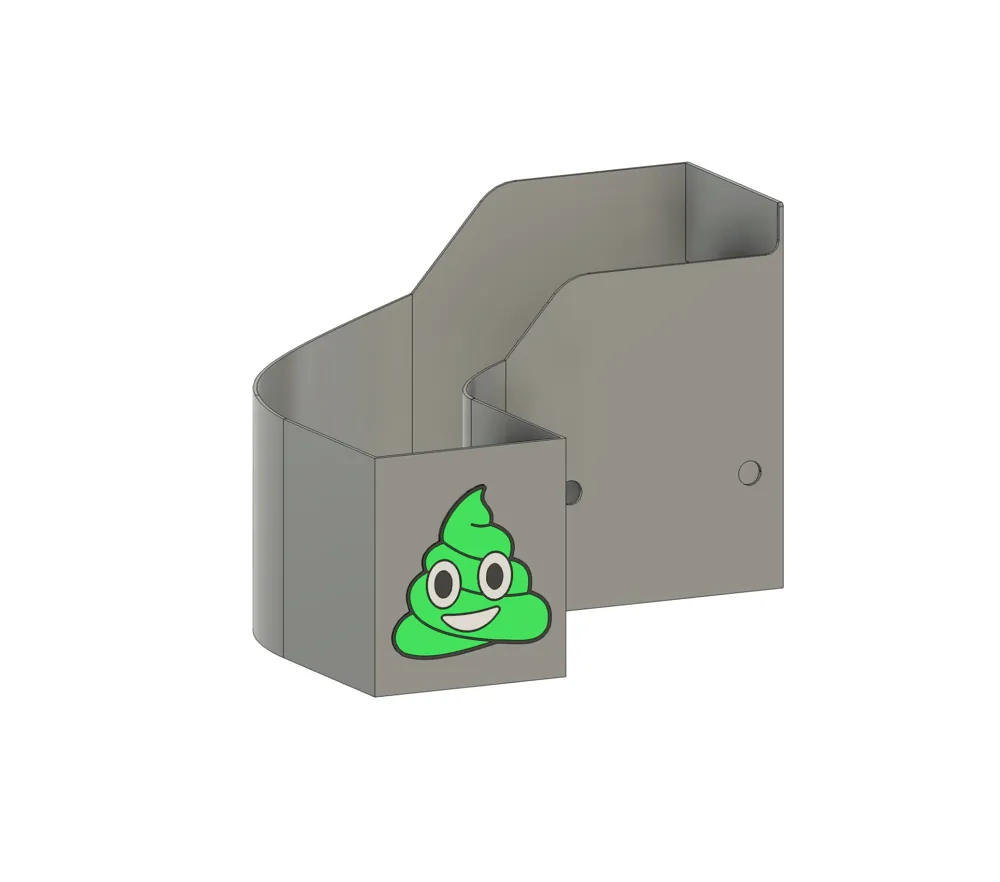 Bambulab X1C P1P P1S Waste Shute Bin by ducaapple - MakerWorld