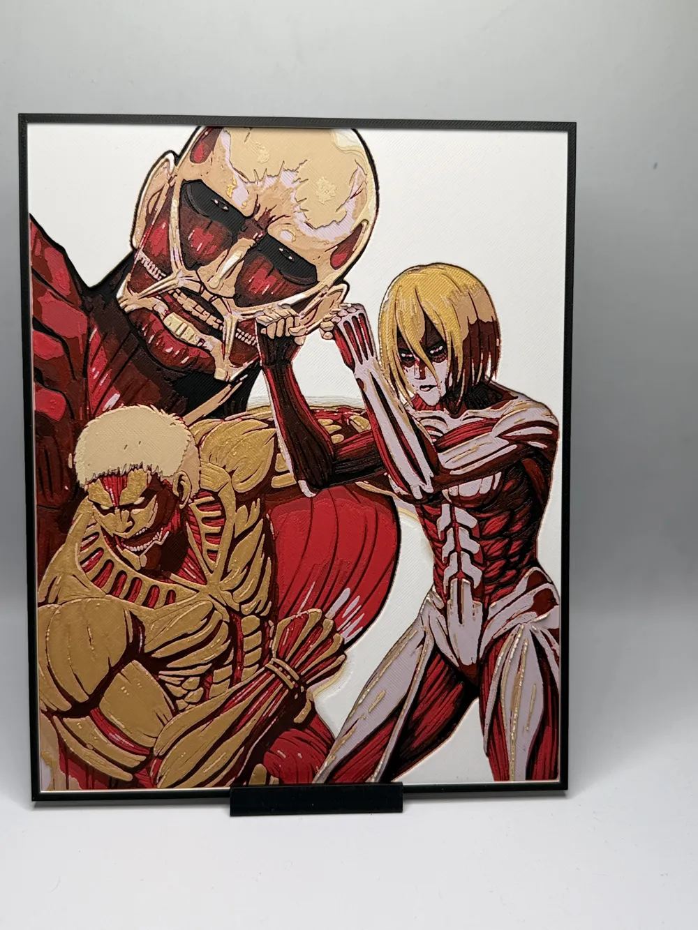 Attack on Titan Hueforge - Three Enemy Titans - Free 3D Print Model ...
