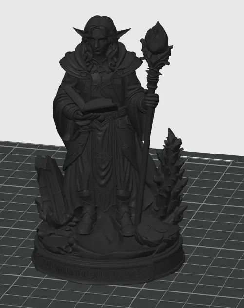 Eldwin the Elf Mage - Free 3D Print Model - MakerWorld