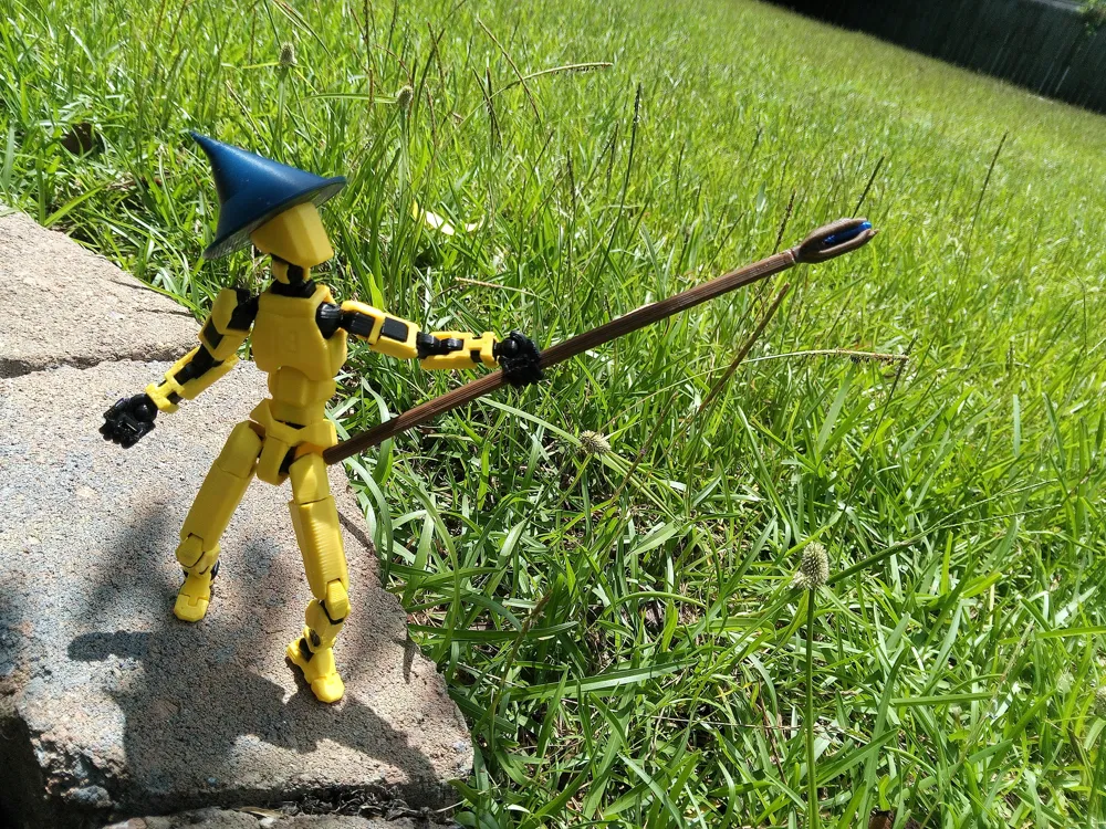 Dummy 13 Wizard Hat and Staff by *3D Print Wizard* MakerWorld: Download Free 3D Models
