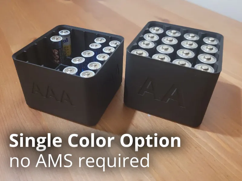 Stackable Battery Organizer by finniminni - MakerWorld