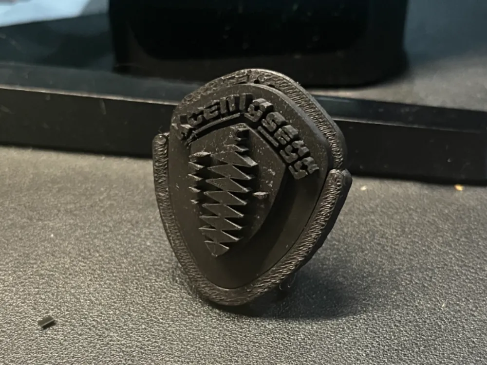 Holder for Koenigsegg Badge - Free 3D Print Model - MakerWorld