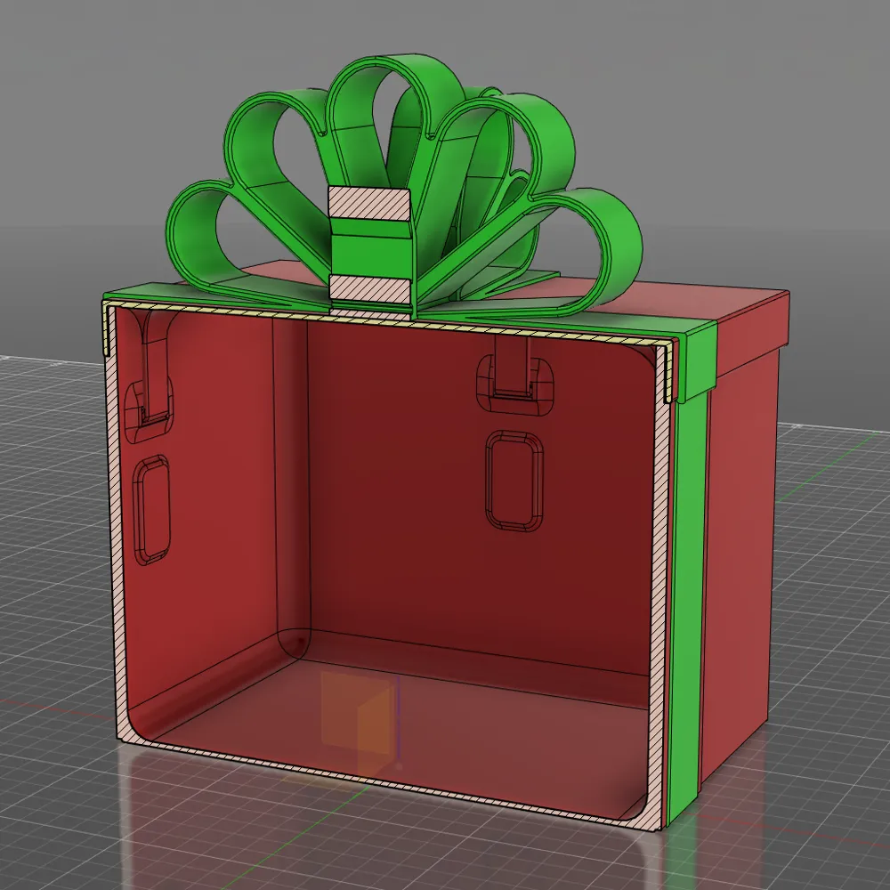Christmas Puzzle Gift Box V1 - Free 3D Print Model - MakerWorld