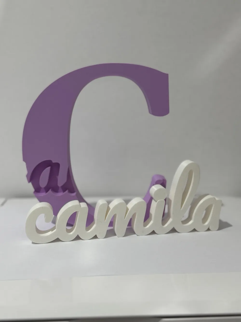 Camila name for decorative purposes - Free 3D Print Model - MakerWorld