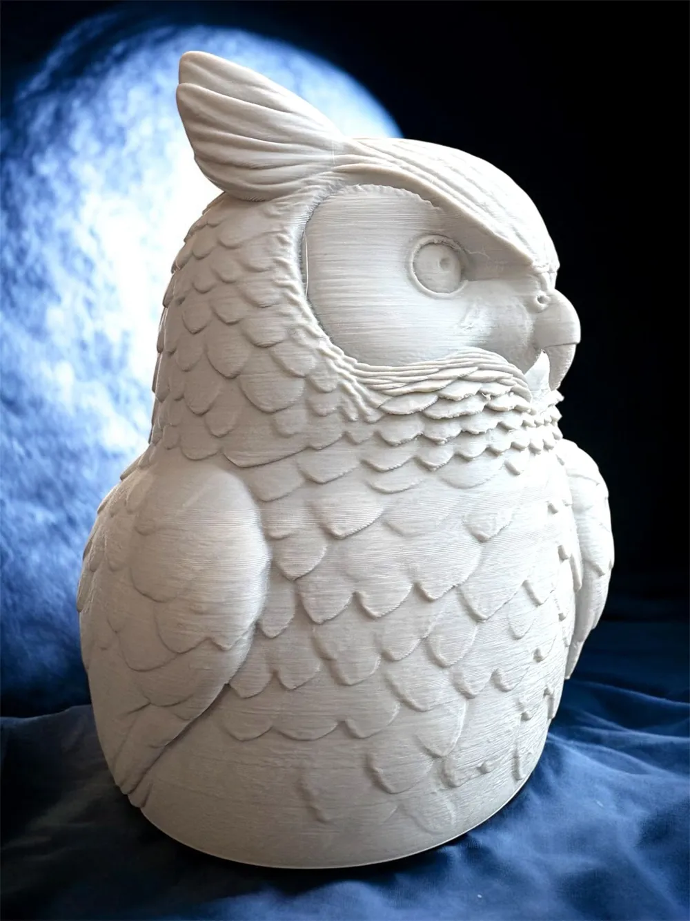 Owl – Decorative Sculptural Bust - Free 3D Print Model - MakerWorld