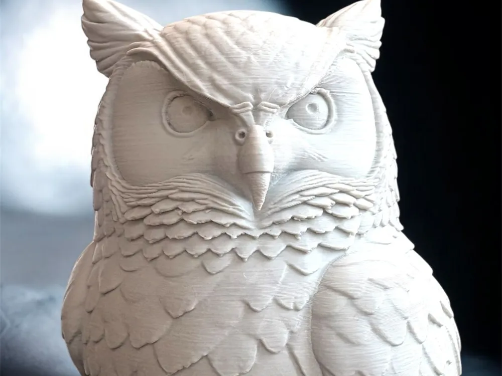 Owl – Decorative Sculptural Bust - Free 3D Print Model - MakerWorld