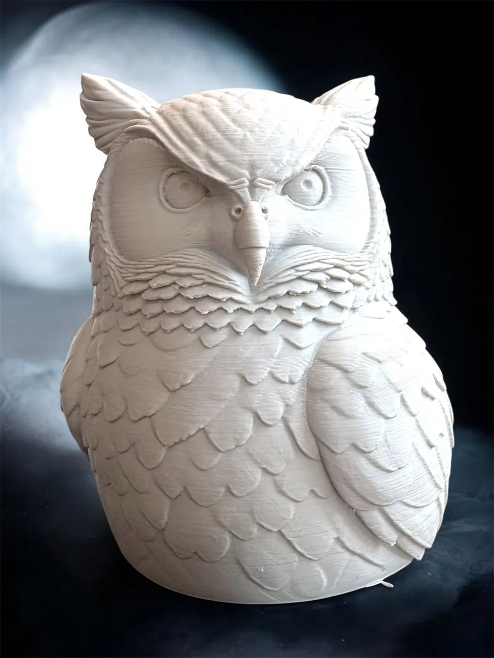 Owl – Decorative Sculptural Bust - Free 3D Print Model - MakerWorld