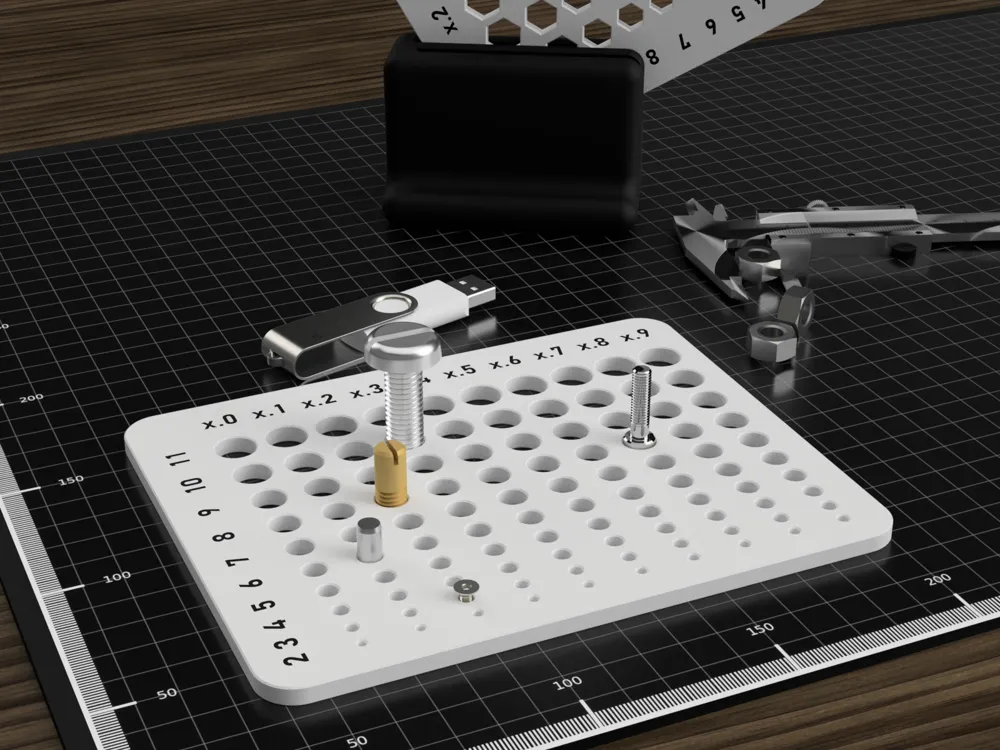 Metric tolerance measuring tool by SheepMe! - MakerWorld