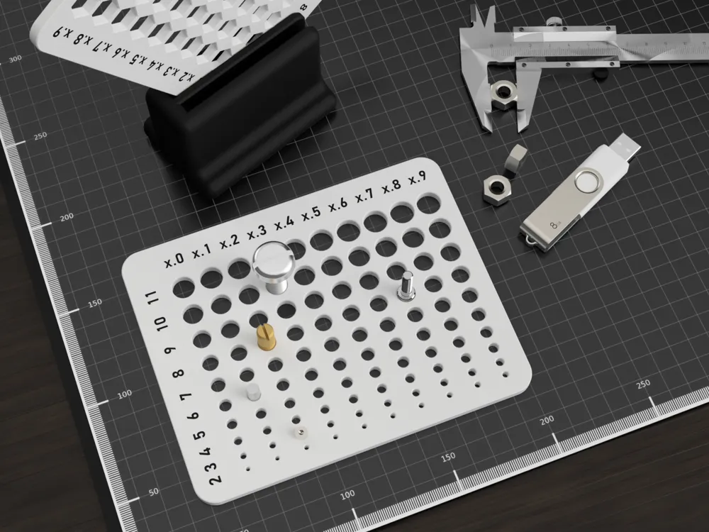 Metric tolerance measuring tool by SheepMe! - MakerWorld